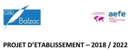 Groupe Honoré de Balzac - Projet d’établissement